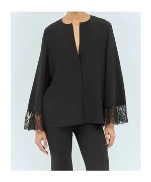 Chloé Lace Cuff Blouse