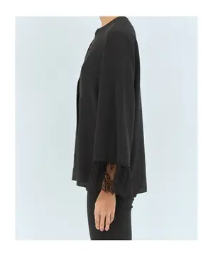 Chloé Lace Cuff Blouse