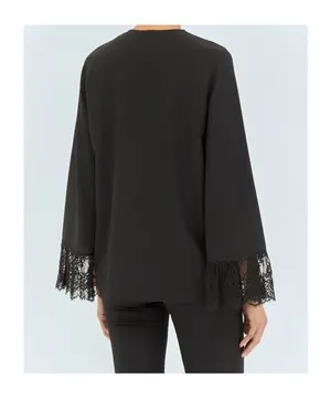 Chloé Lace Cuff Blouse