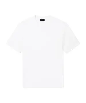 Emporio Armani Short-sleeved Crewneck T-shirt - White
