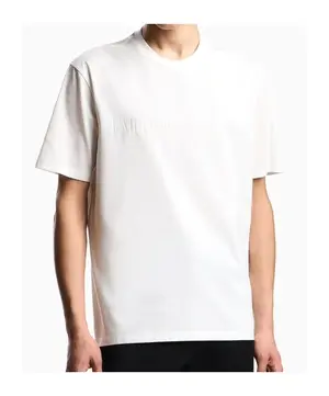 Emporio Armani Short-sleeved Crewneck T-shirt - White
