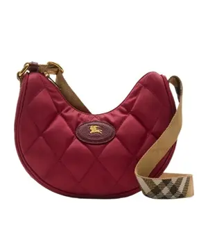 Burberry Burberry Horseshoe Quilted Crossbody Bag Cherry Red