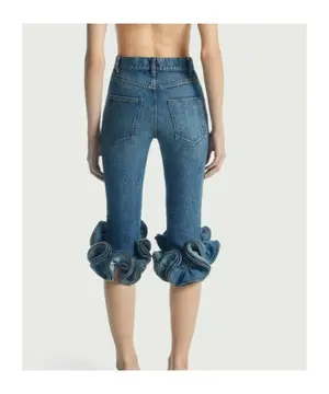 Coperni Ruffled Jeans