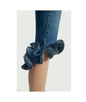 Coperni Ruffled Jeans