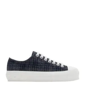 Burberry Checked Lace-up Low-top Sneakers