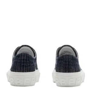 Burberry Checked Lace-up Low-top Sneakers