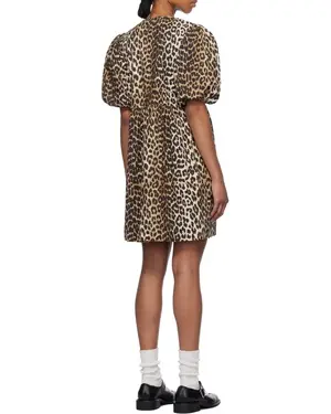 GANNI Print Mini Dress