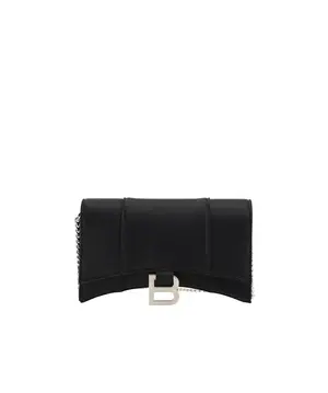 Balenciaga Hourglass Wallet - Black