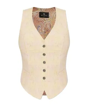 Etro Button Detailed Vests For Women