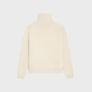 Celine Seamless Cashmere Turtleneck Sweater - Ivory