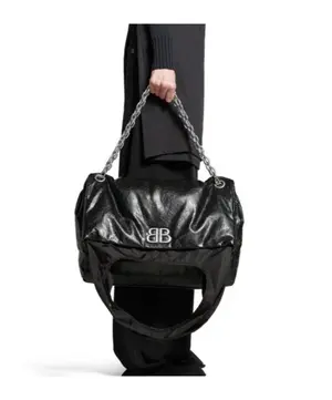 Balenciaga Monaco Large Chain Shoulder Bag