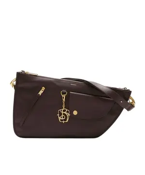 Burberry Burberry Shield Twin Shoulder Bag Berry