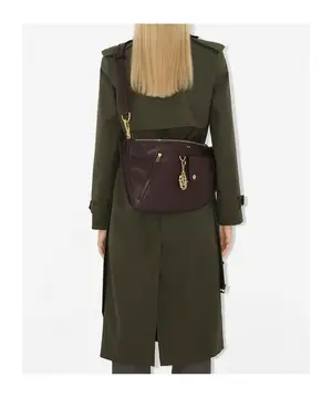 Burberry Shield Twin Shoulder Bag - Berry