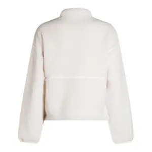 The North Face Logo Embroidered Zip Up Jacket - Whitedune