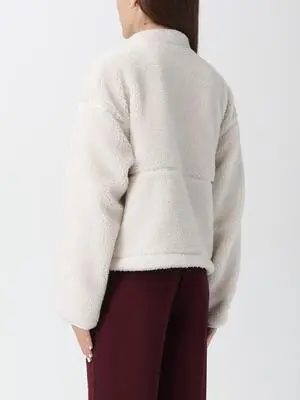 The North Face Logo Embroidered Zip Up Jacket - Whitedune