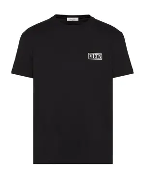 Valentino Garavani Cotton T-shirt With Vltn Tag