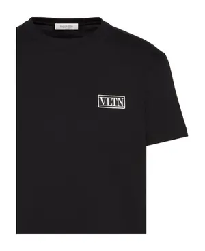 Valentino Garavani Cotton T-shirt With Vltn Tag