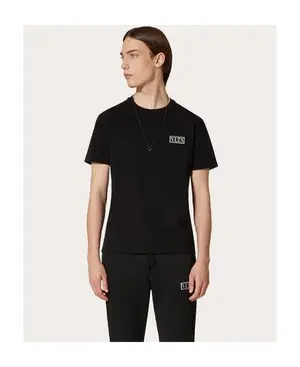 Valentino Garavani Cotton T-shirt With Vltn Tag