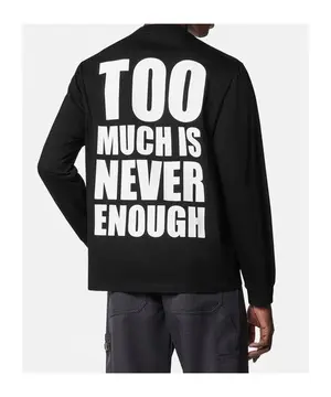 Versace Long Sleeved Crewneck T-shirt
