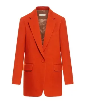 Dries Van Noten Single Breasted Jacket - Rust