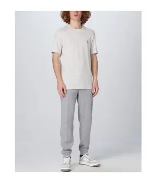 Brunello Cucinelli Cotton-linen Striped T-shirt