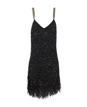 Balmain Spaghetti Strap Cocktail Dresses