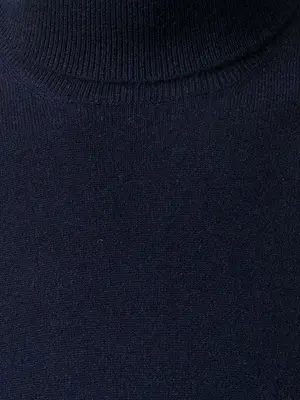 Brunello Cucinelli Knitted Turtleneck Jumper - Blue