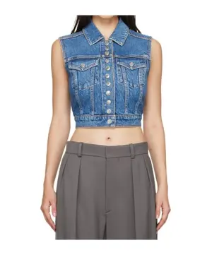 Alexander Wang Sleeveless Denim Vest