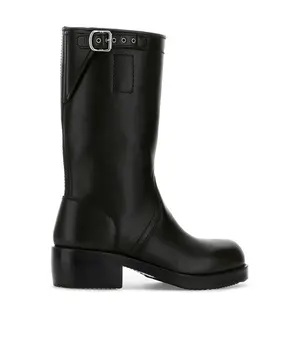 Dries Van Noten Buckled Biker Boots