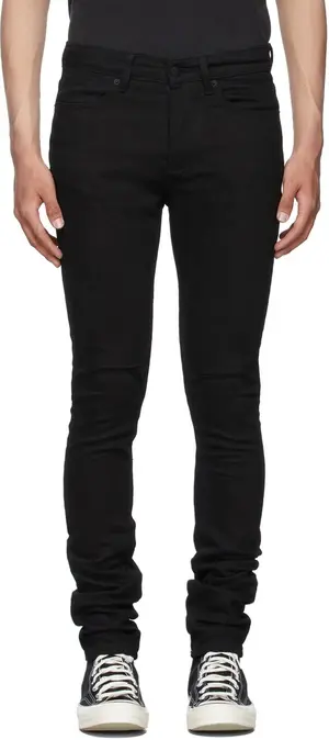 Ksubi Ace Slice Skinny Jeans With Knee Slits