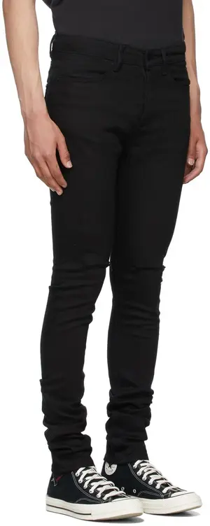 Ksubi Ace Slice Skinny Jeans With Knee Slits