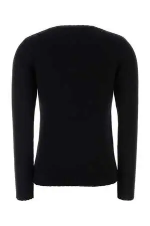 Valentino Garavani Slogan Intarsia Long-sleeve Sweater