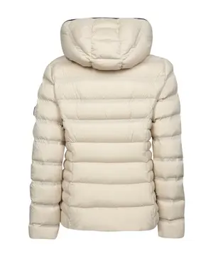 Moncler Alete Jacket With Logo Trim Hood