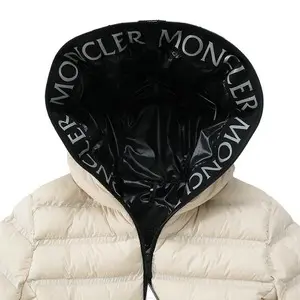 Moncler Alete Jacket With Logo Trim Hood