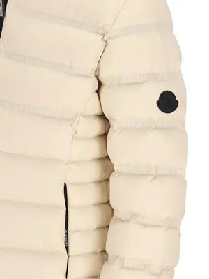 Moncler Alete Jacket With Logo Trim Hood
