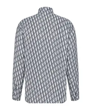 Dior All-over Logo Patterned Button-up Shirt
