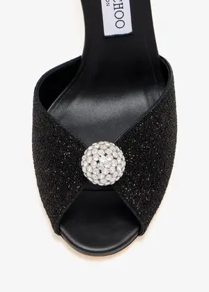 JIMMY CHOO Sacora 85 High-heeled Sandals - Black