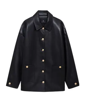 ANINE BING Luca Leather Jacket - Black