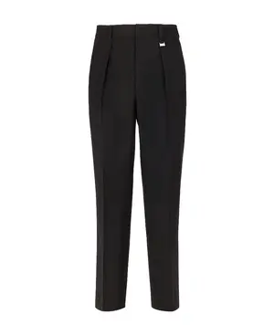 Fendi Straight-leg Tailored Trousers - Black