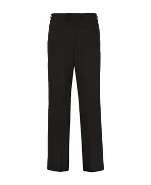 Fendi Straight-leg Tailored Trousers - Black
