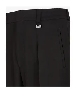 Fendi Straight-leg Tailored Trousers - Black