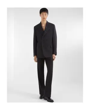 Fendi Straight-leg Tailored Trousers - Black