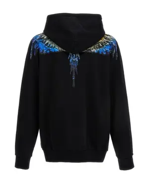 MARCELO BURLON COUNTY OF MILAN Icon Wings Hoodie - Black
