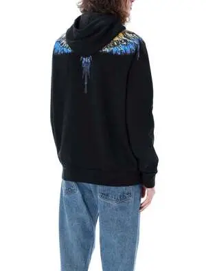 MARCELO BURLON COUNTY OF MILAN Icon Wings Hoodie - Black