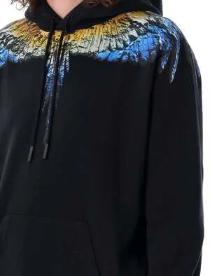 MARCELO BURLON COUNTY OF MILAN Icon Wings Hoodie - Black