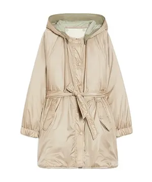 Max Mara Belted Drawstring Coat