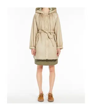Max Mara Belted Drawstring Coat