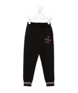 Monnalisa Logo Embroidered Jogger Track Pants