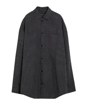 Balenciaga Checked Oversized Shirt