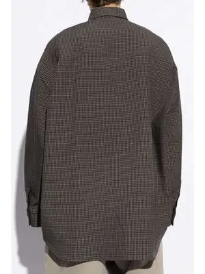 Balenciaga Checked Oversized Shirt